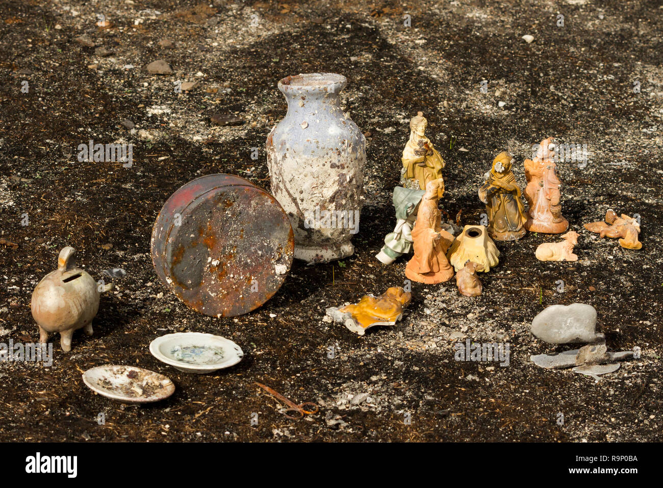 Salvaged - These images were captured in neighborhoods near Santa Rosa ...