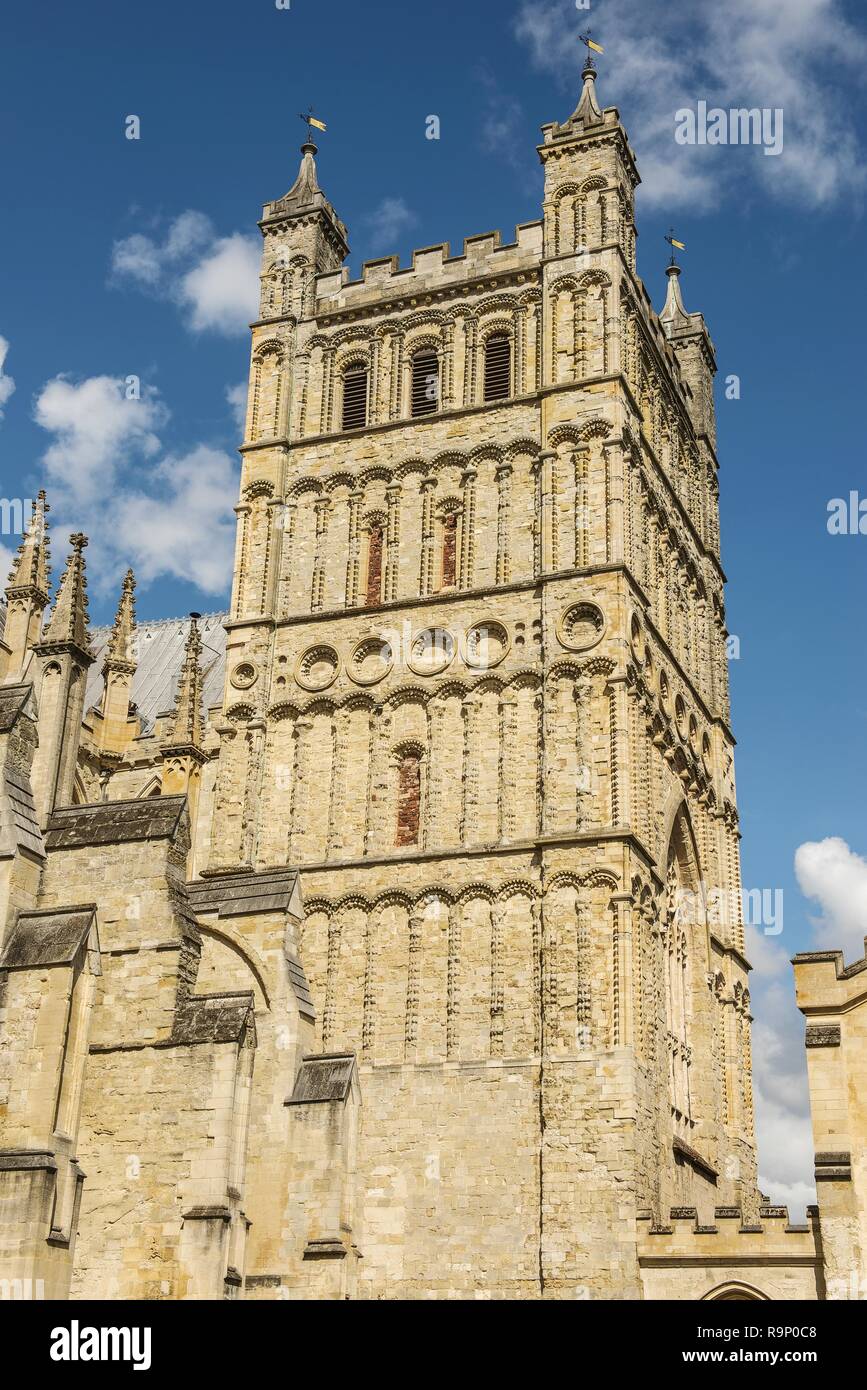 Exeter Cathedral and Close, Exeter Stock Photo - Alamy