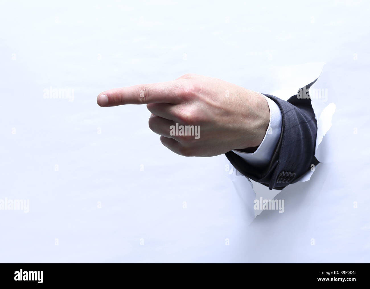 Shadow of finger pointing hi-res stock photography and images - Alamy