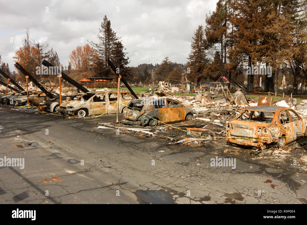 Parking Lot - These images were captured in neighborhoods near Santa ...