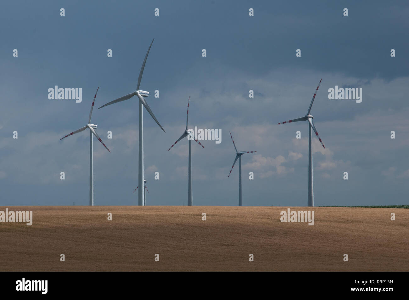 wind power plant, green energy Stock Photo - Alamy