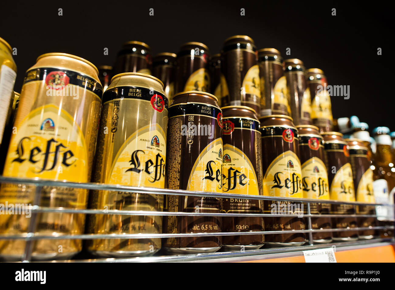 Leffe beer glass hi-res stock photography and images - Alamy