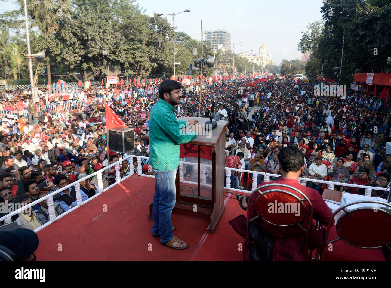 Kolkata, India. 26th Dec, 2018. All India Students Federation or AISF ...