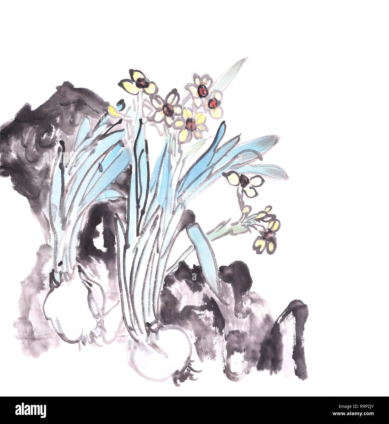 Ink wash painting chinese Cut Out Stock Images & Pictures - Alamy