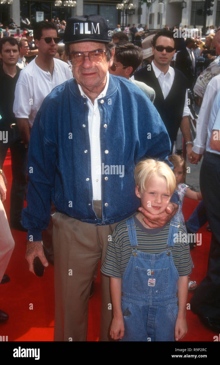 HOLLYWOOD, CA - JUNE 19: Actor Walter Matthau and actor Mason Gamble ...