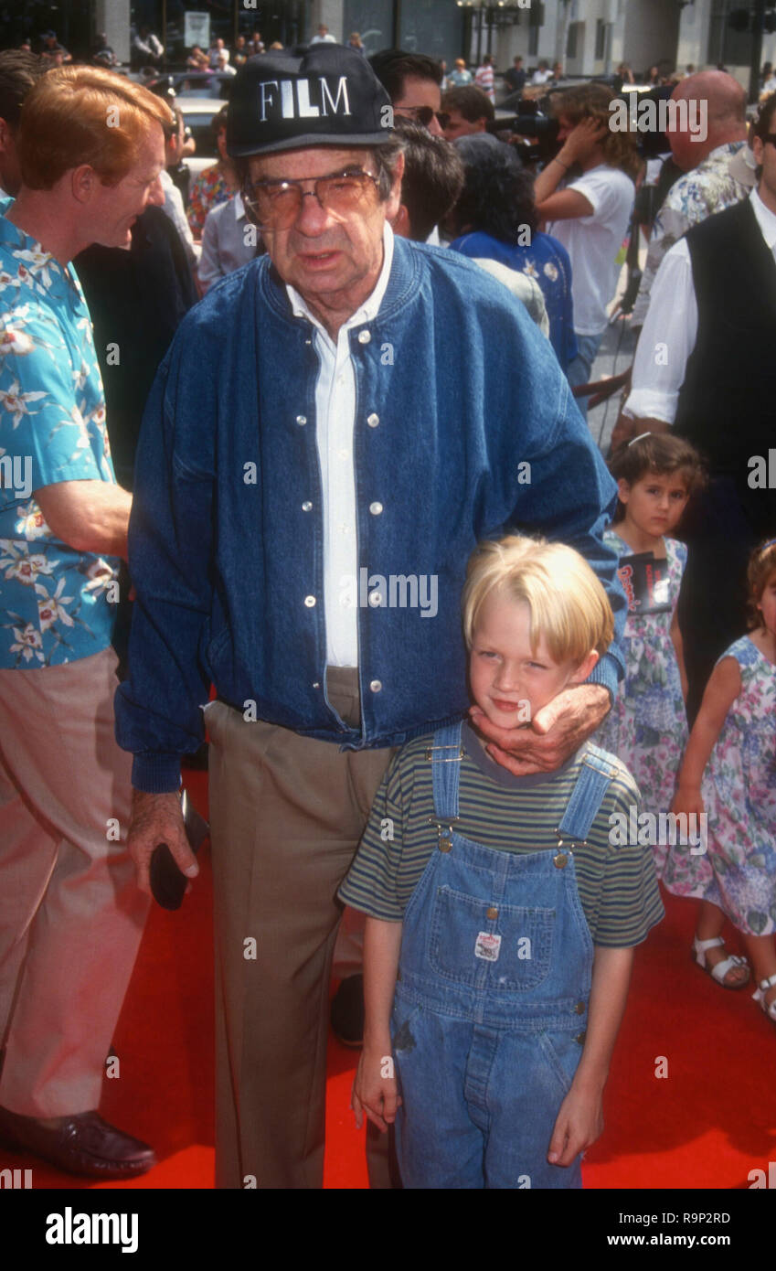 HOLLYWOOD, CA - JUNE 19: Actor Walter Matthau and actor Mason Gamble ...