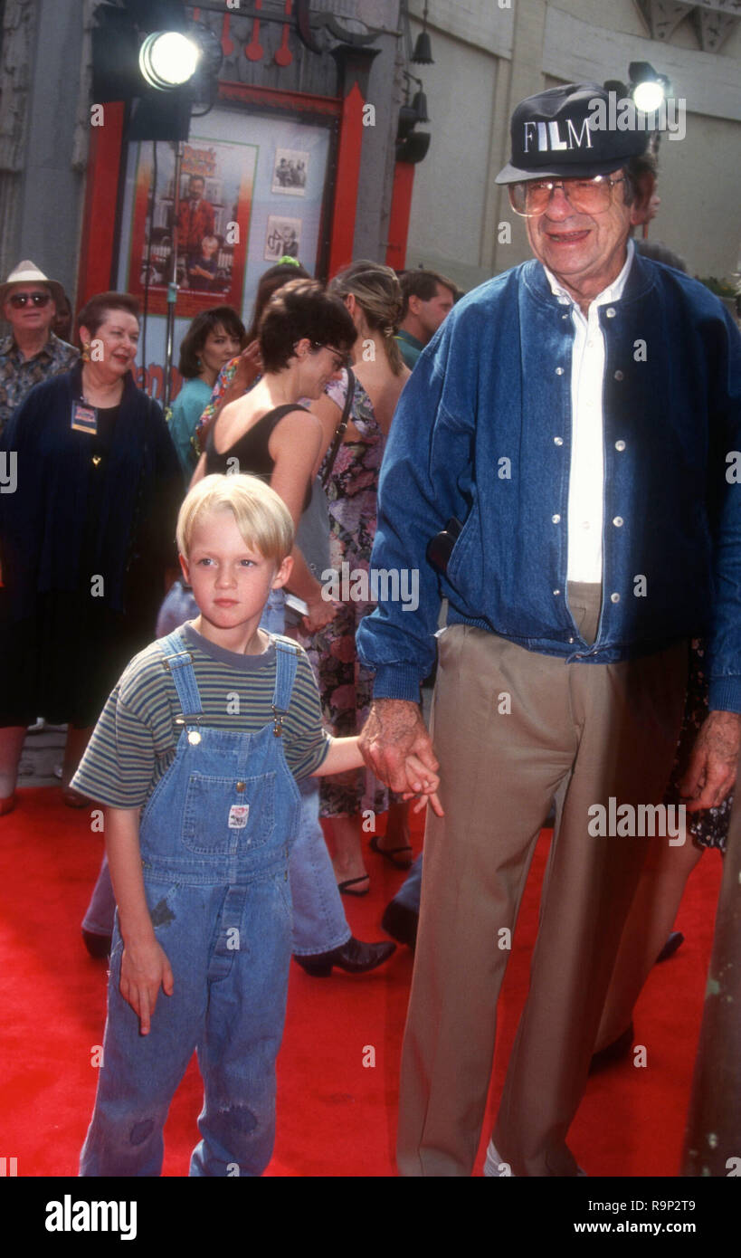HOLLYWOOD, CA - JUNE 19: Actor Mason Gamble and actor Walter Matthau ...