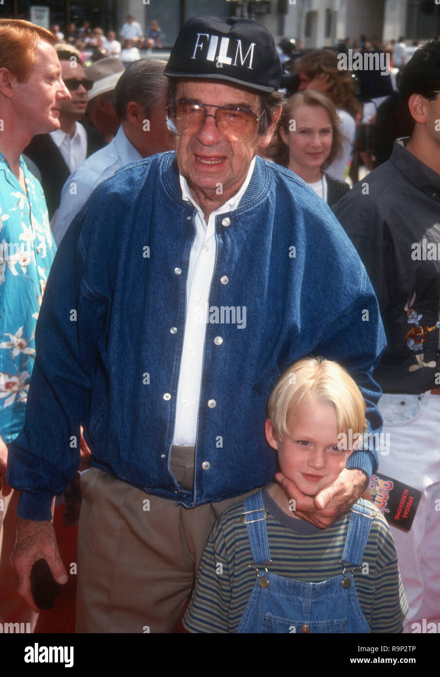 HOLLYWOOD, CA - JUNE 19: Actor Walter Matthau and actor Mason Gamble ...
