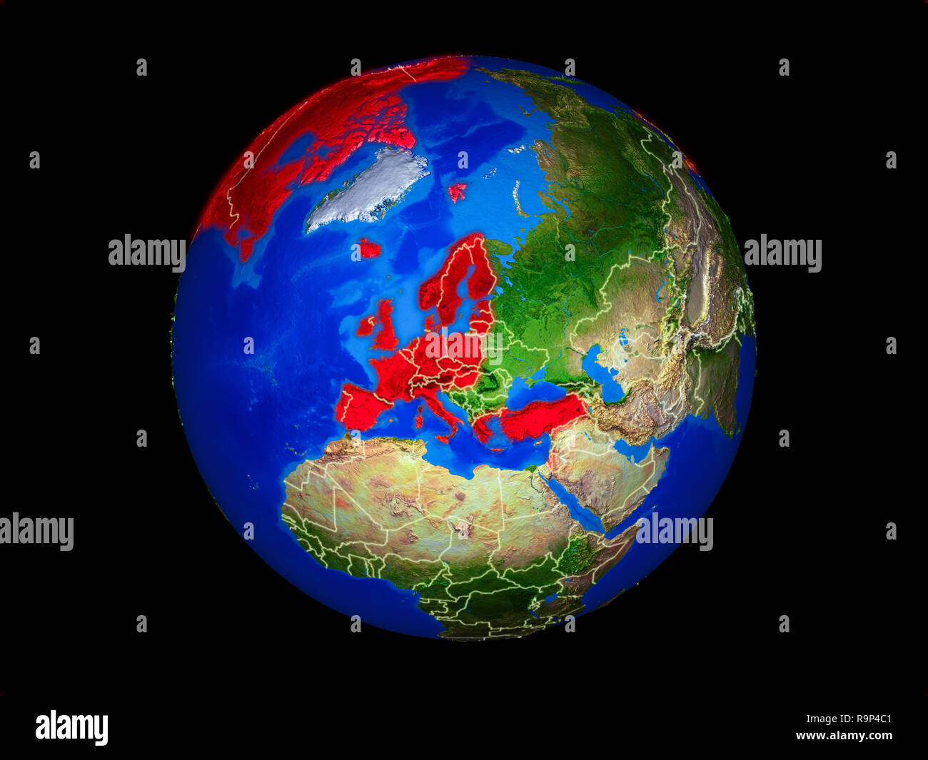 Oecd map hi-res stock photography and images - Alamy