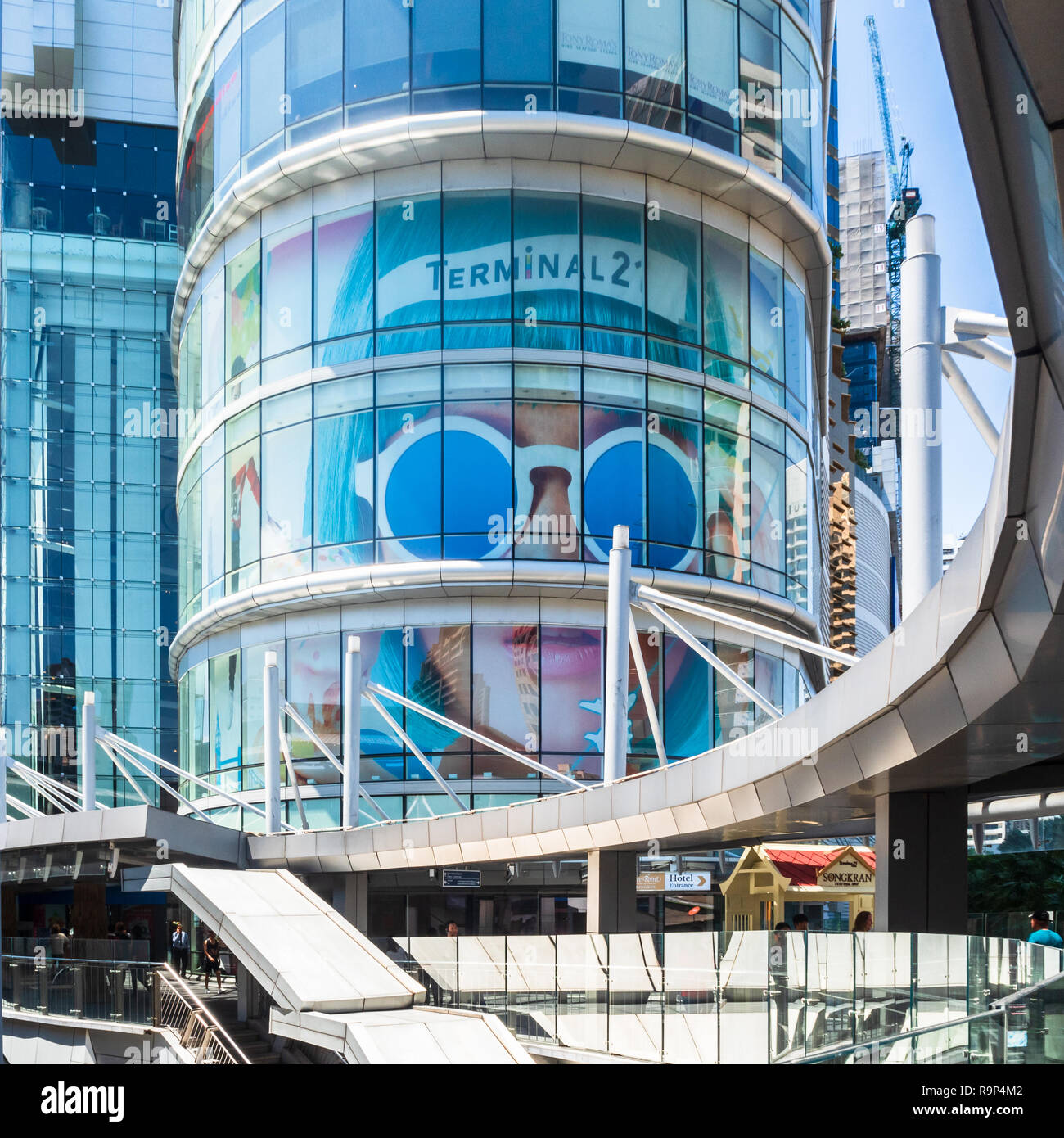 BANGKOK, THAILAND - 12th APRIL 2017: Shopping mall Terminal 21 and ...