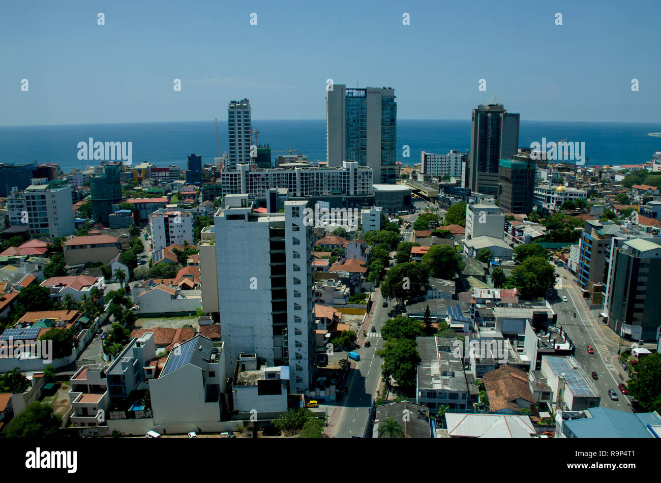 Top view landscape city of Colombo of Sri Lanka Stock Photo - Alamy