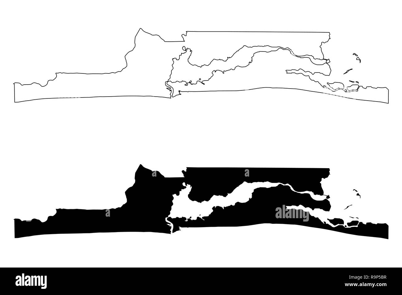 Lagos State (Subdivisions of Nigeria, Federated state of Nigeria) map ...