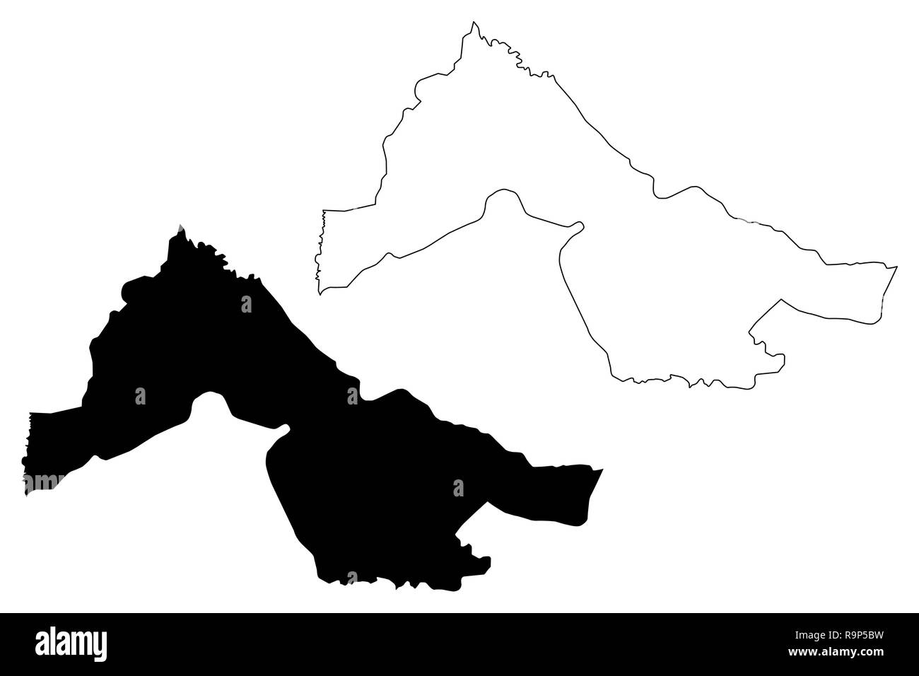 Kwara State (Subdivisions of Nigeria, Federated state of Nigeria) map ...
