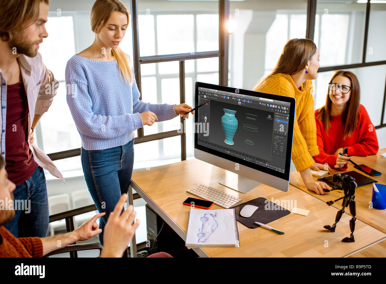 Technical design monitor hi-res stock photography and images - Alamy
