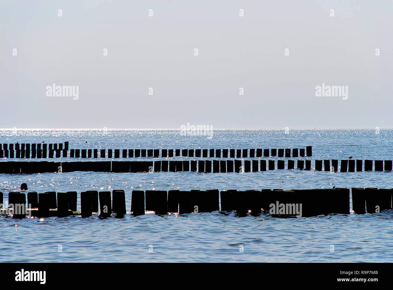 Groin beach sea ocean hi-res stock photography and images - Alamy