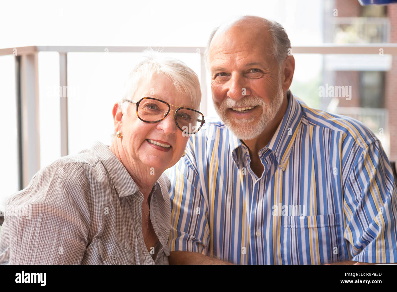 Loving married couple inside their home, USA Stock Photo - Alamy