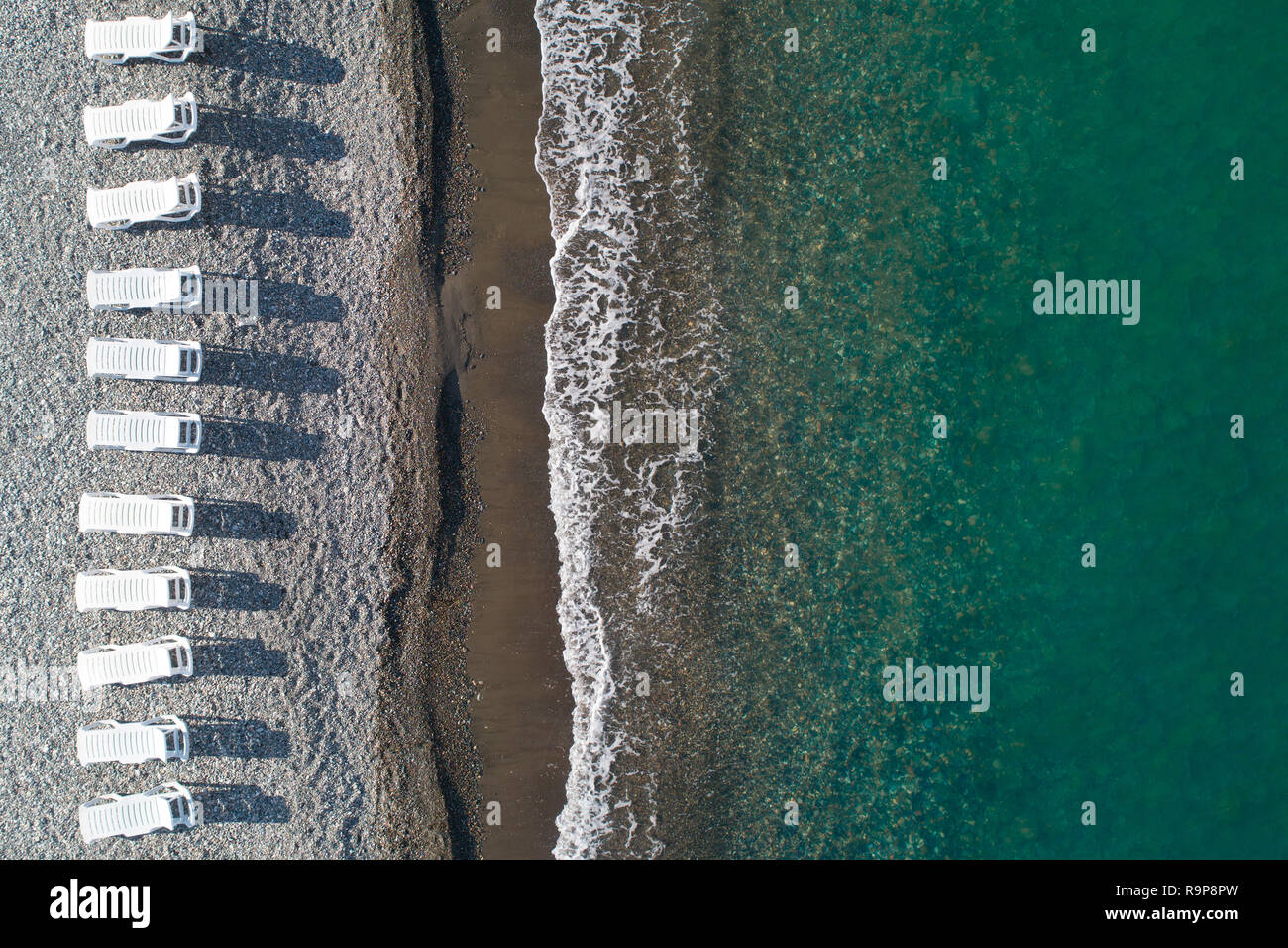 View of a drone at the Beach,top view aerial drone photo of stunning ...