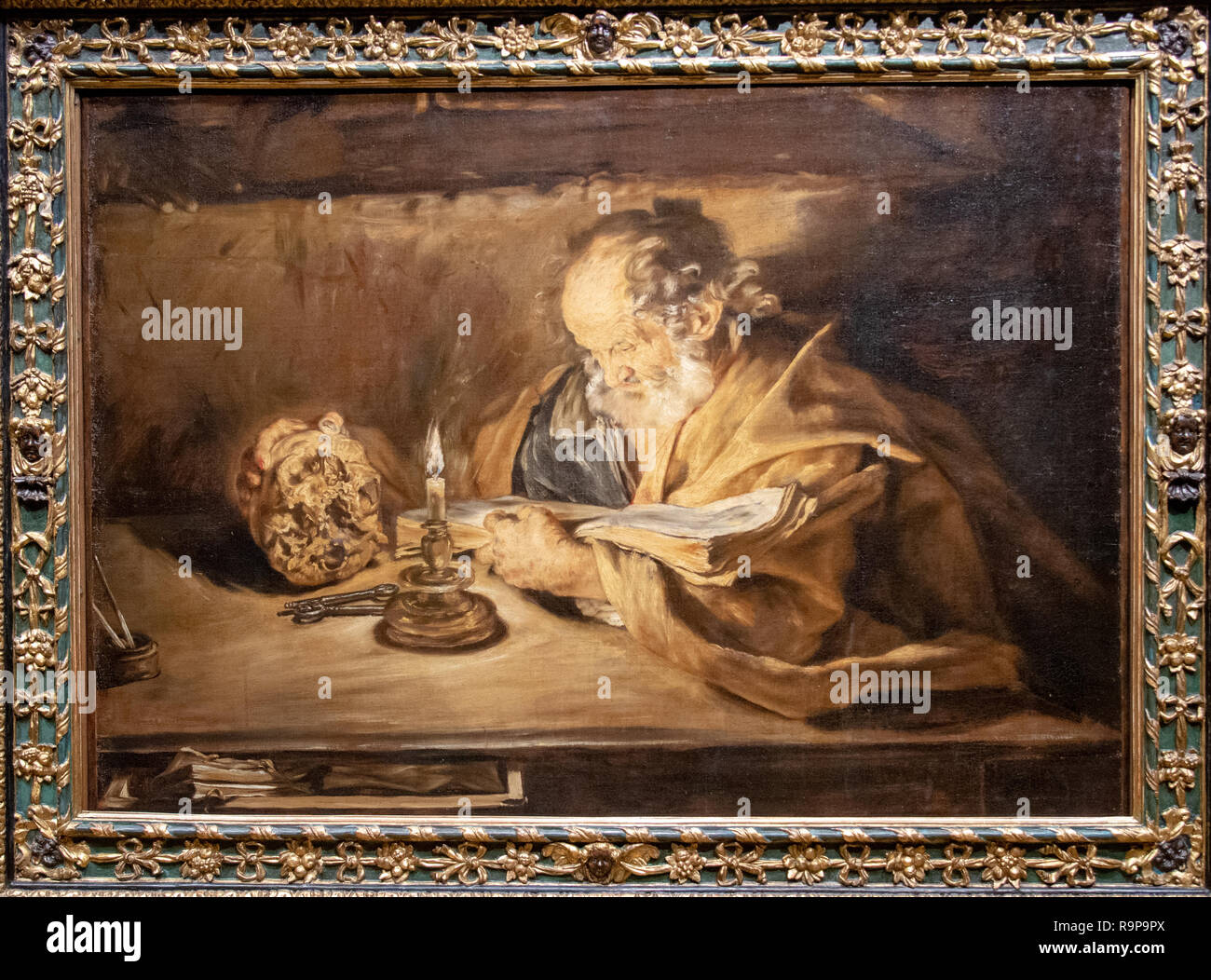 'saint Peter reading' from Giovanni Serodine Stock Photo - Alamy