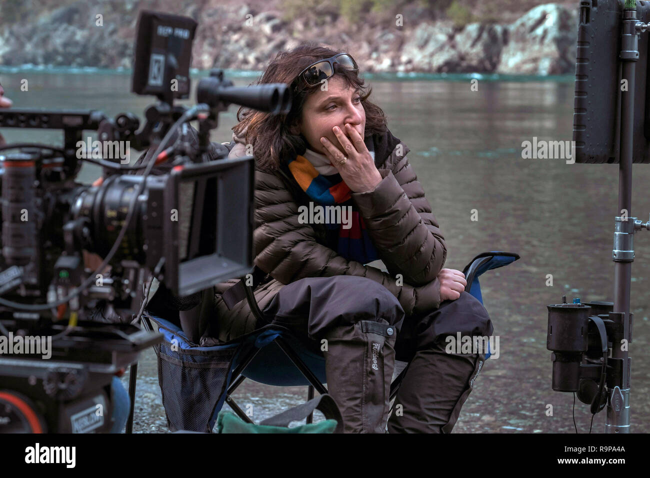 BIRD BOX, director Susanne Bier, on set, 2018. ph: Merrick Morton ...
