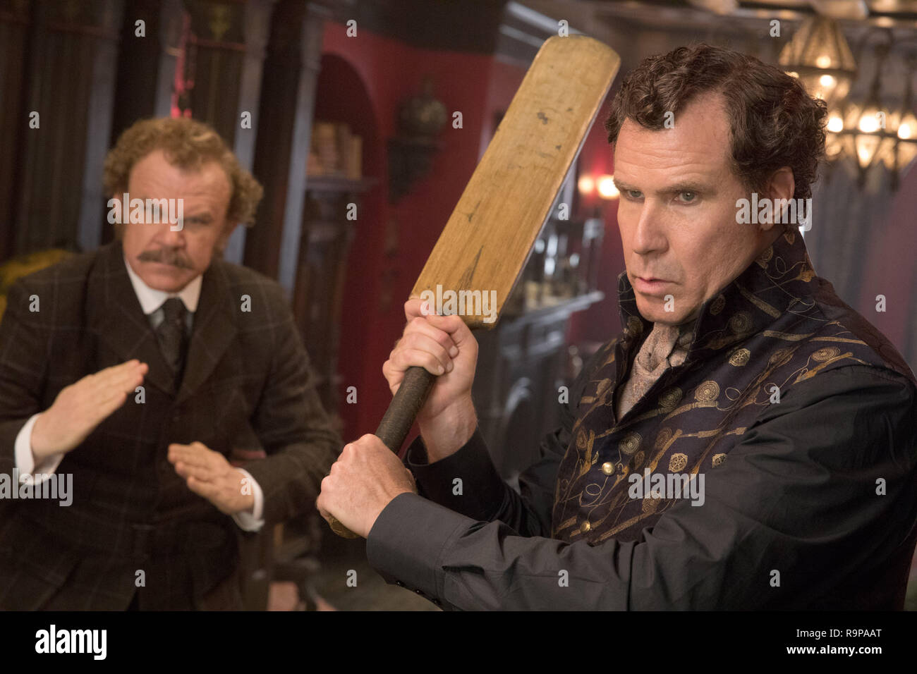HOLMES & WATSON, from left, John C. Reilly as Dr. Watson, Will Ferrell ...