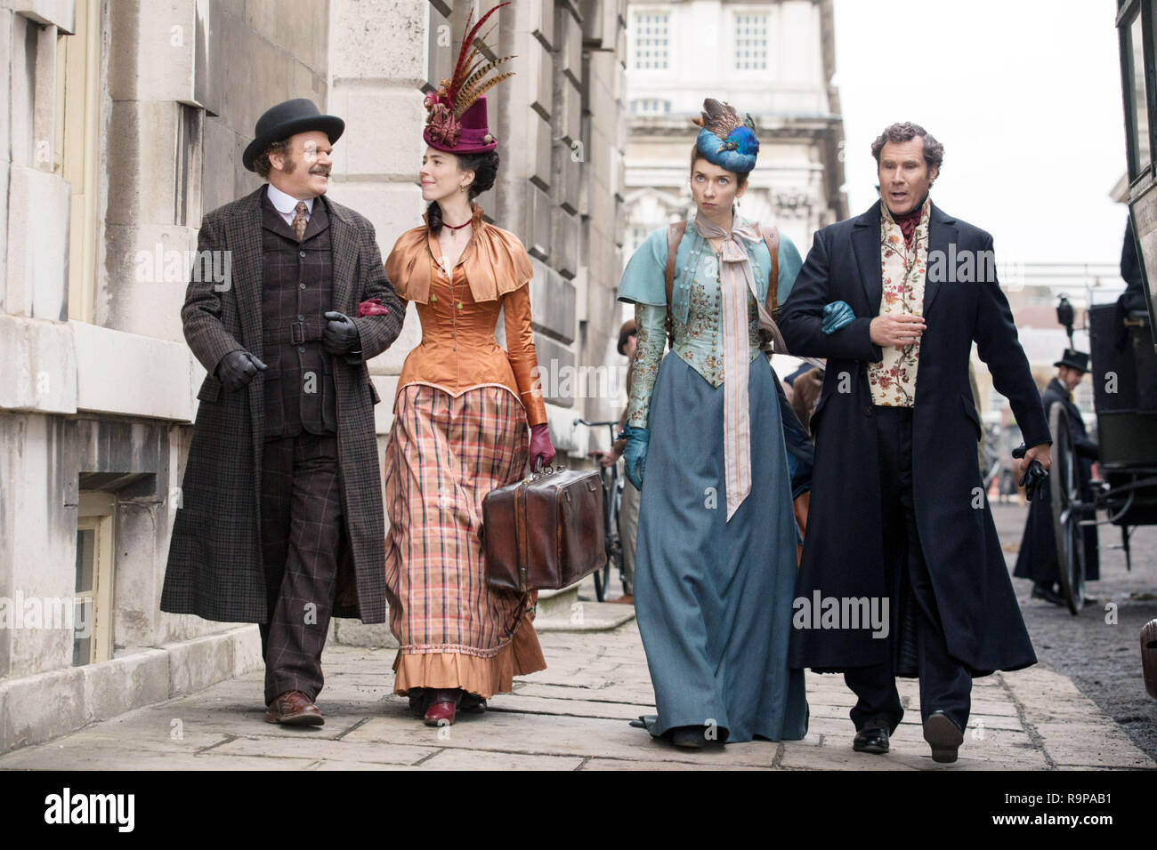 HOLMES & WATSON, from left, John C. Reilly as Dr. Watson, Rebecca Hall ...