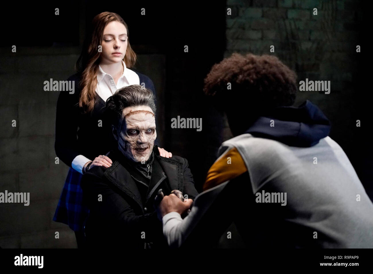 LEGACIES, from left: Danielle Rose Russell, Ben Geurens, Quincy Fouse ...