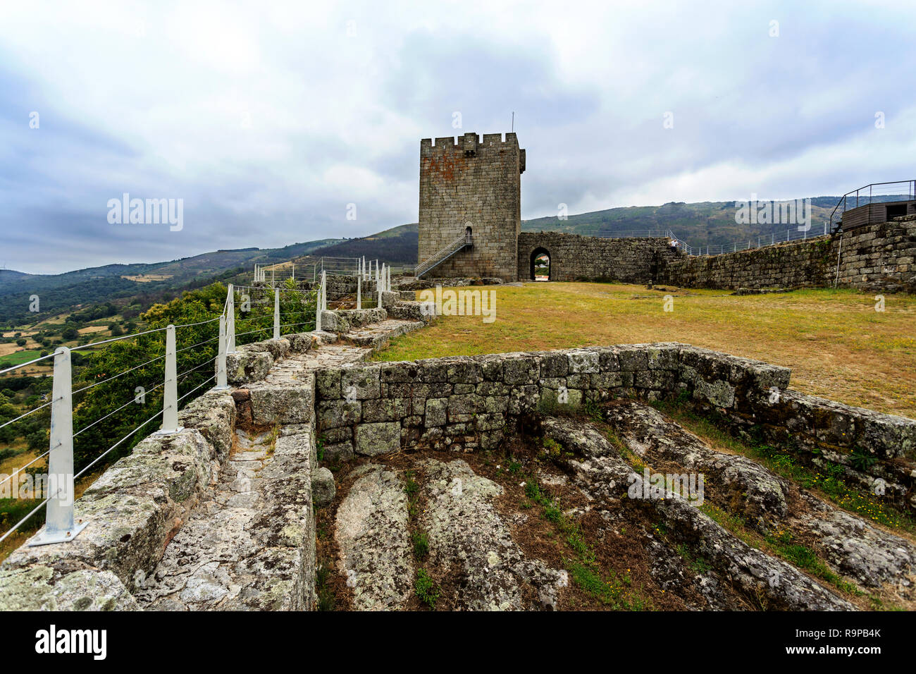The medieval castle built between the end of the 11th century and begin ...