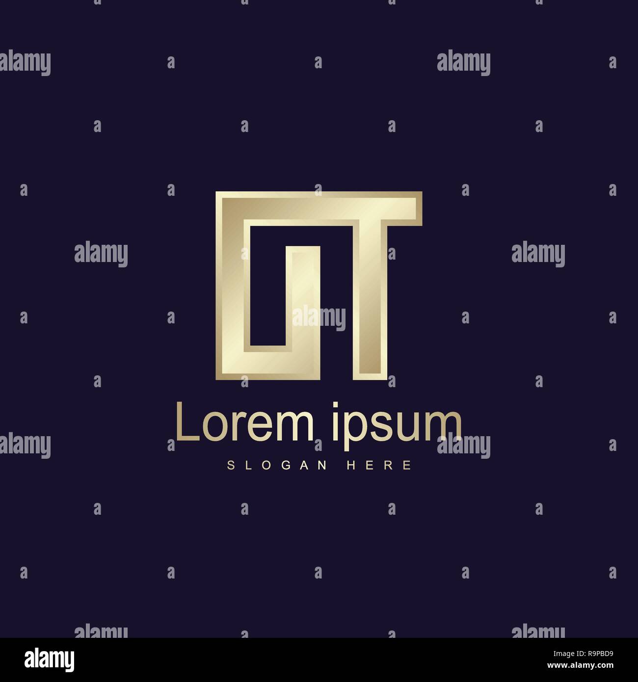 Initial Letter OT Logo Template Vector Design Stock Vector Image & Art ...