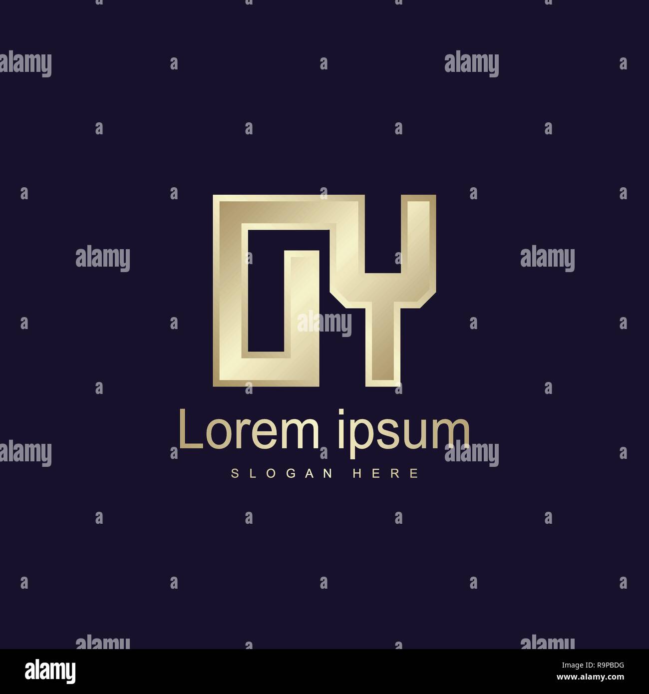 Letter oy logo hi-res stock photography and images - Alamy