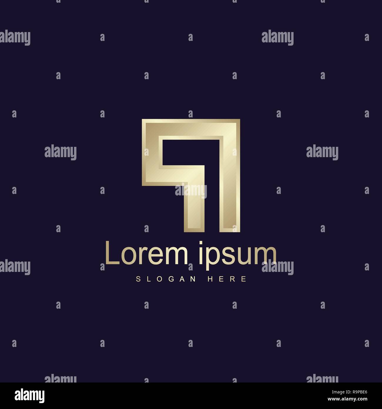 Initial Letter PI Logo Template Vector Design Stock Vector Image & Art ...