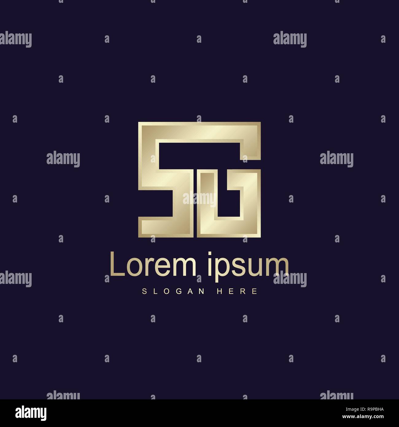 Sg Circle Logo High Resolution Stock Photography and Images - Alamy