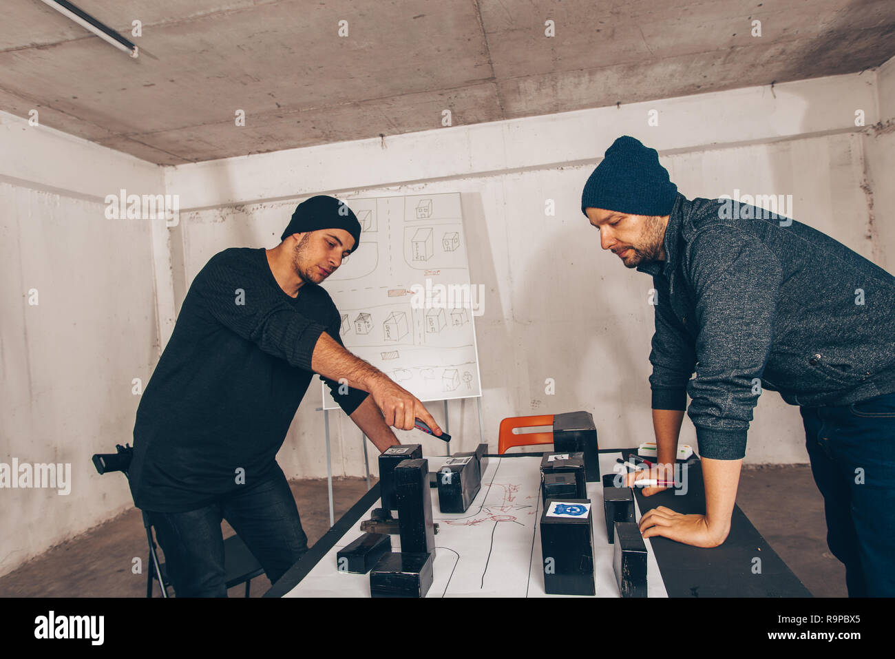 Stealers are making a plan for money heist Stock Photo - Alamy