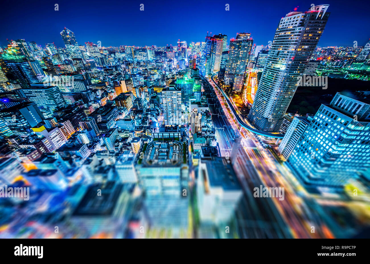 Urban sprawl aerial asia hi-res stock photography and images - Alamy