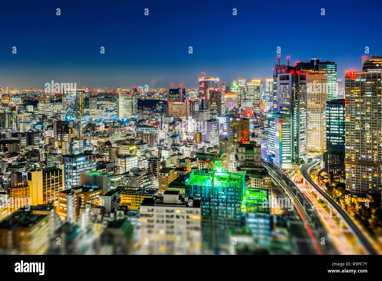 Urban sprawl aerial asia hi-res stock photography and images - Alamy