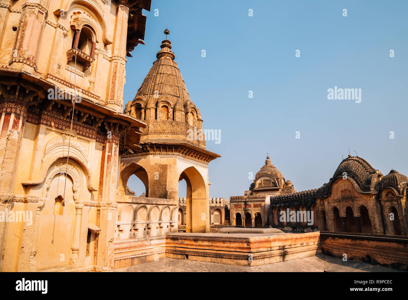 Lakshmi Narayan Mandir ancient ruins in Orchha, India Stock Photo - Alamy