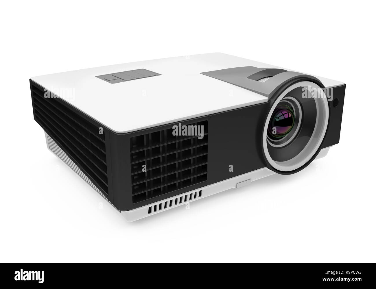 Multimedia Projector Isolated Stock Photo - Alamy