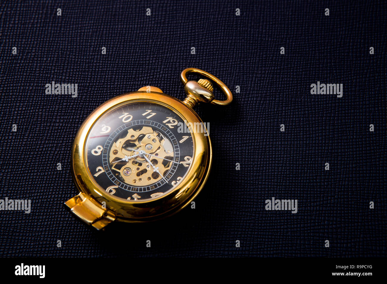 Gold Classic Pocket watch Stock Photo - Alamy