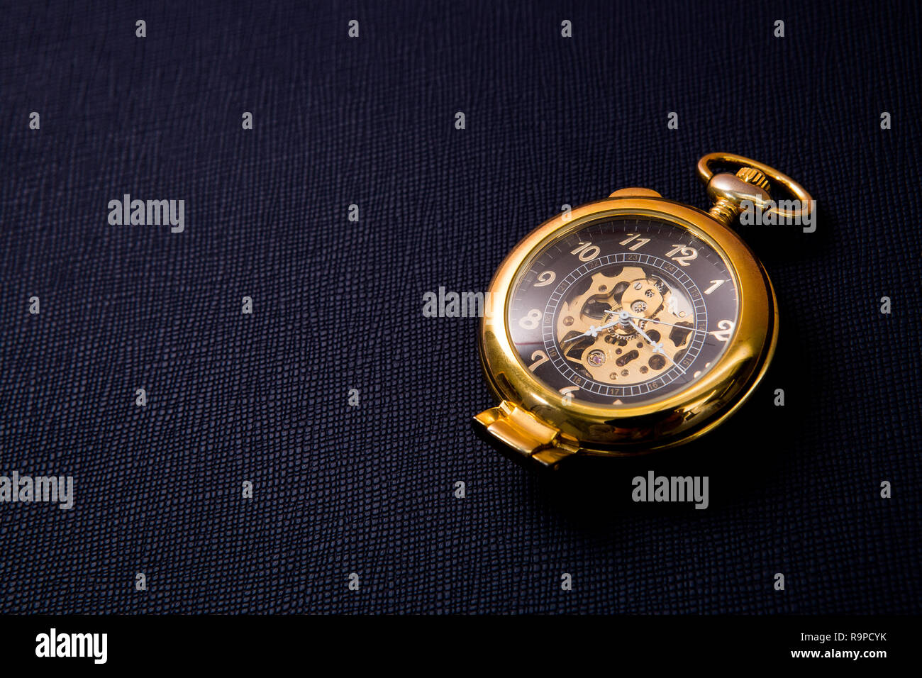 Gold Classic Pocket watch Stock Photo - Alamy