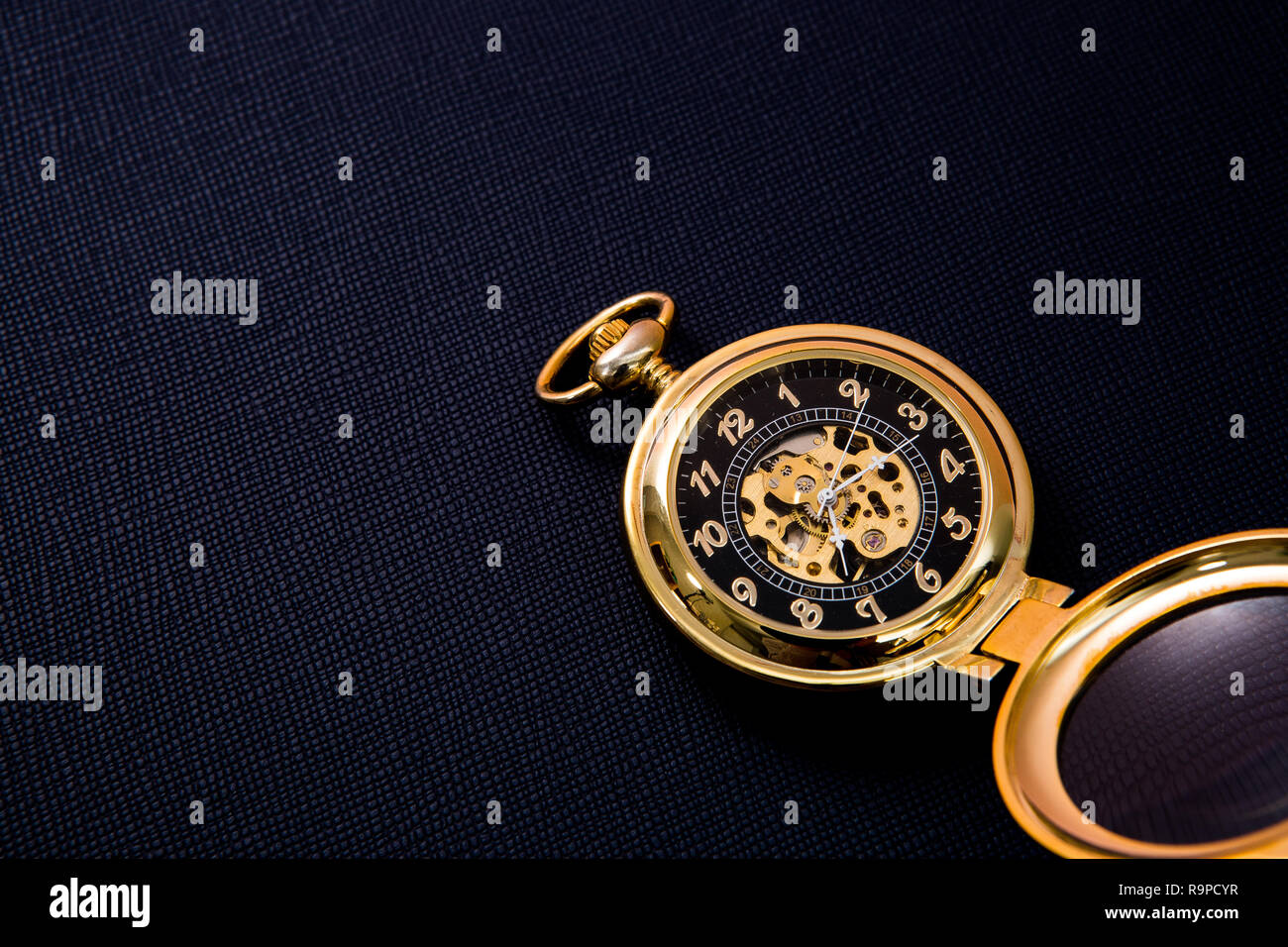 Gold Classic Pocket watch Stock Photo - Alamy