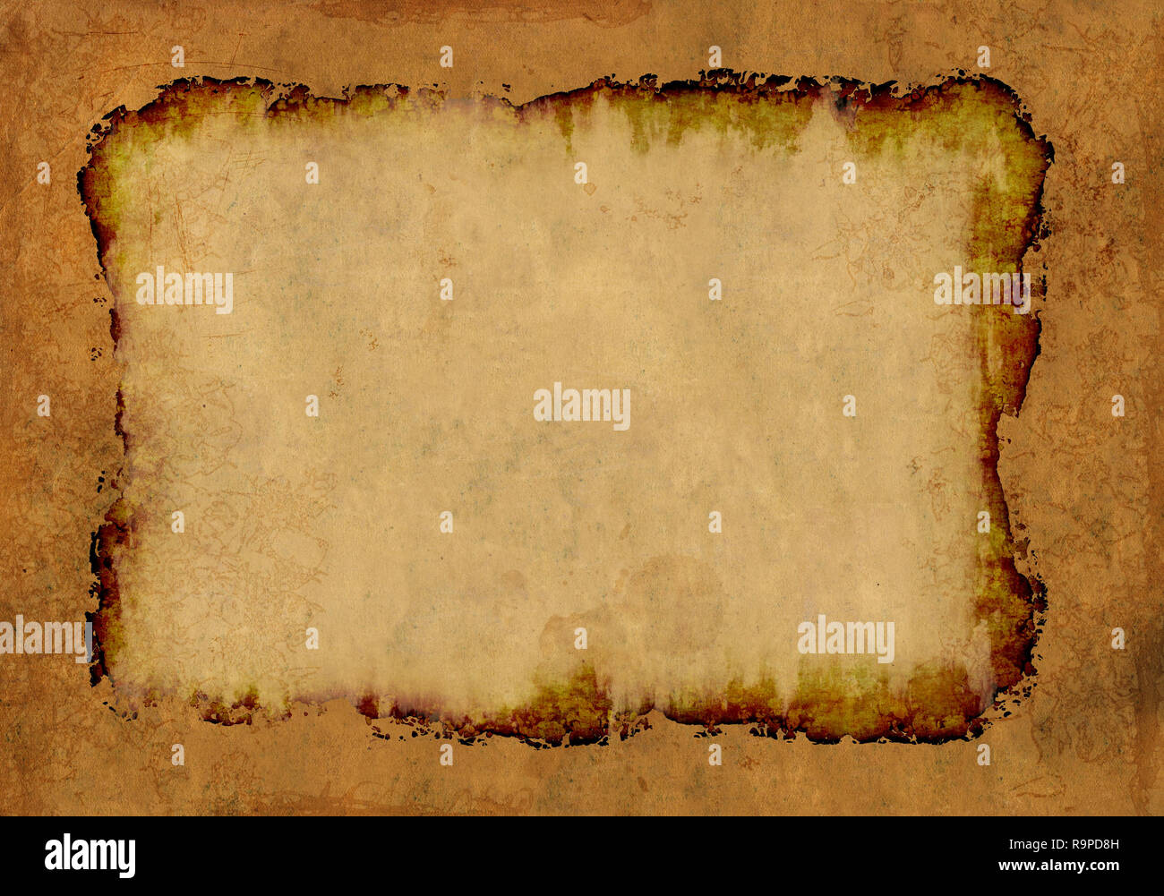 Background - a sheet of the old, soiled paper Stock Photo - Alamy