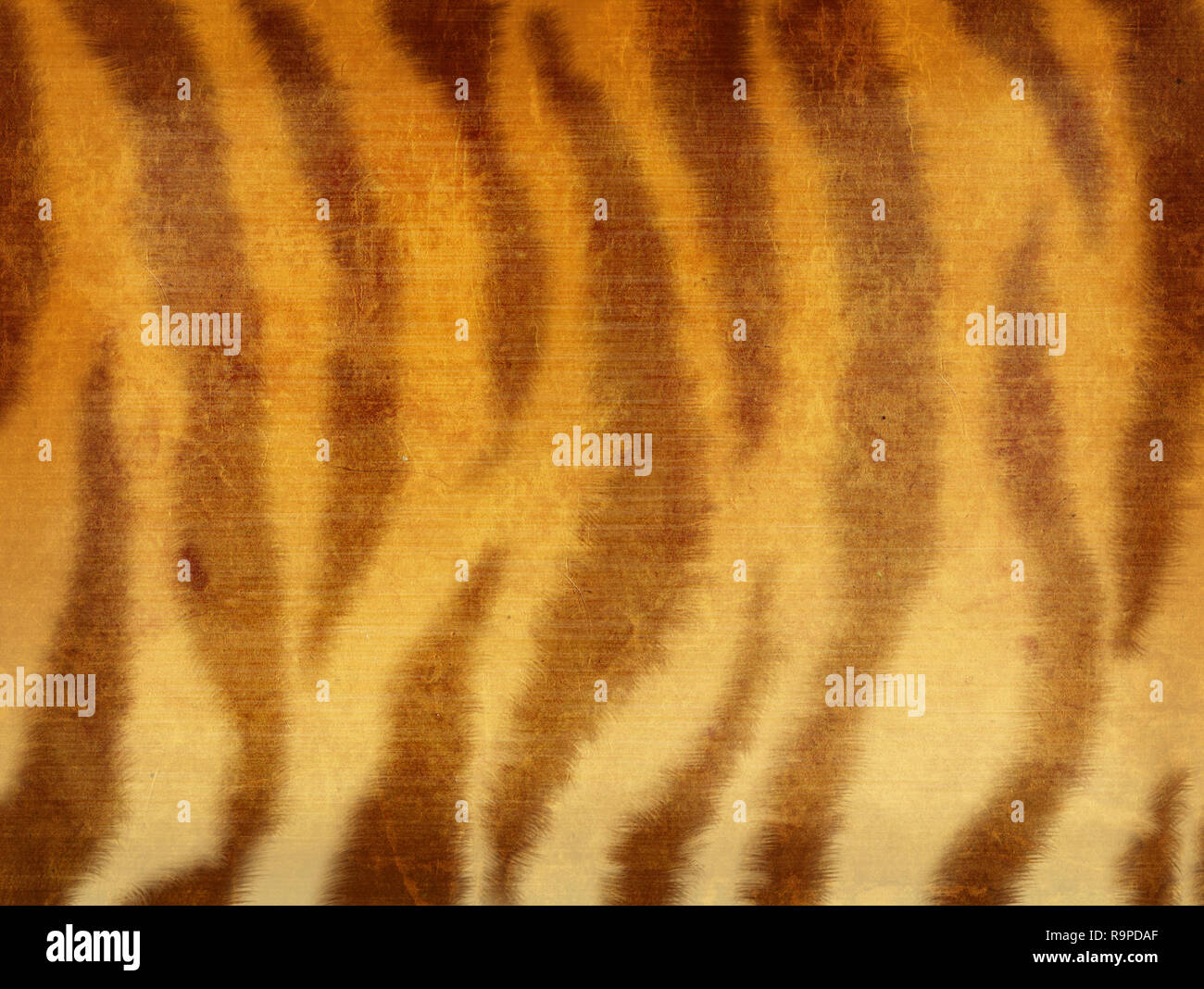 Grunge background - striped fur of a tiger Stock Photo - Alamy