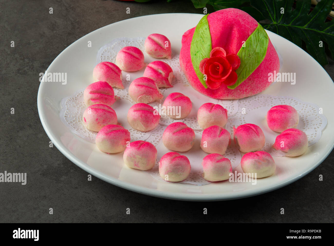 chinese Longevity Peach bun Stock Photo - Alamy