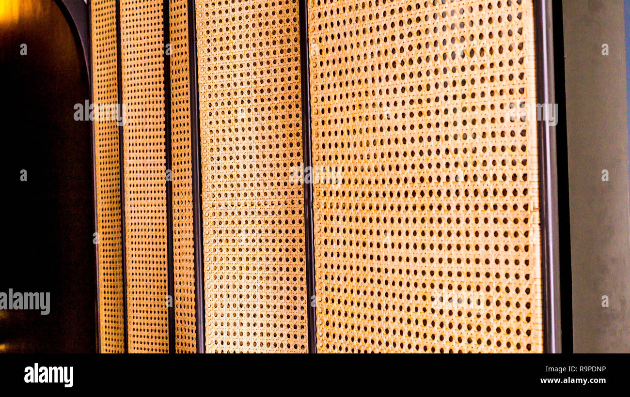 rattan room partition Stock Photo - Alamy