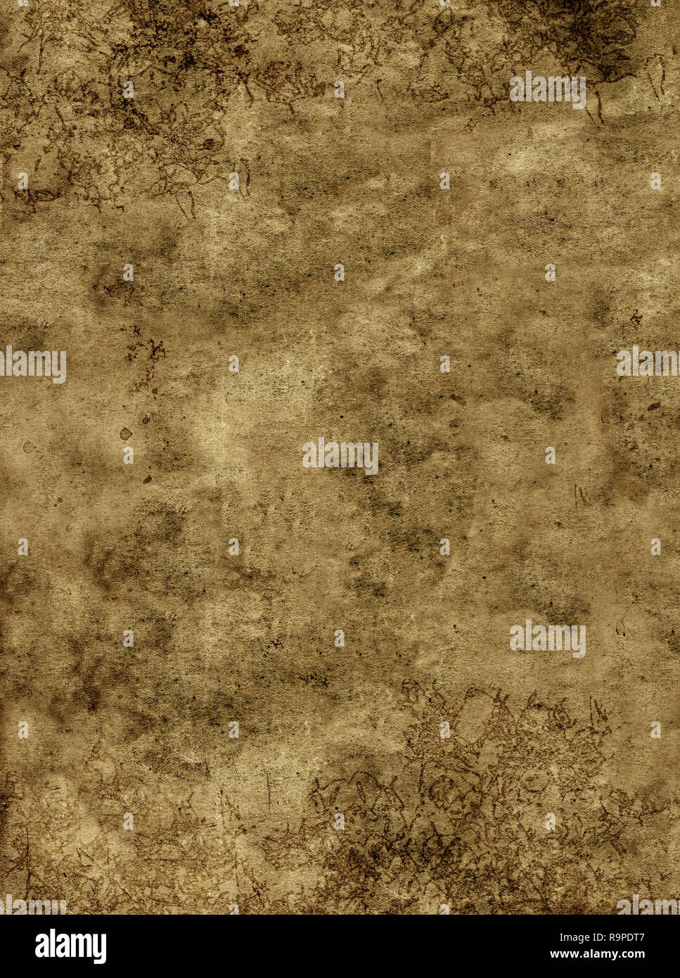 Background - a sheet of the old, soiled paper Stock Photo - Alamy