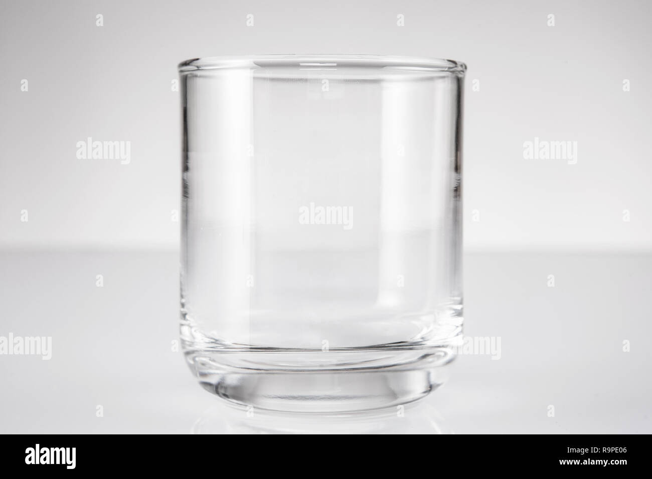 an empty clear glass Stock Photo - Alamy