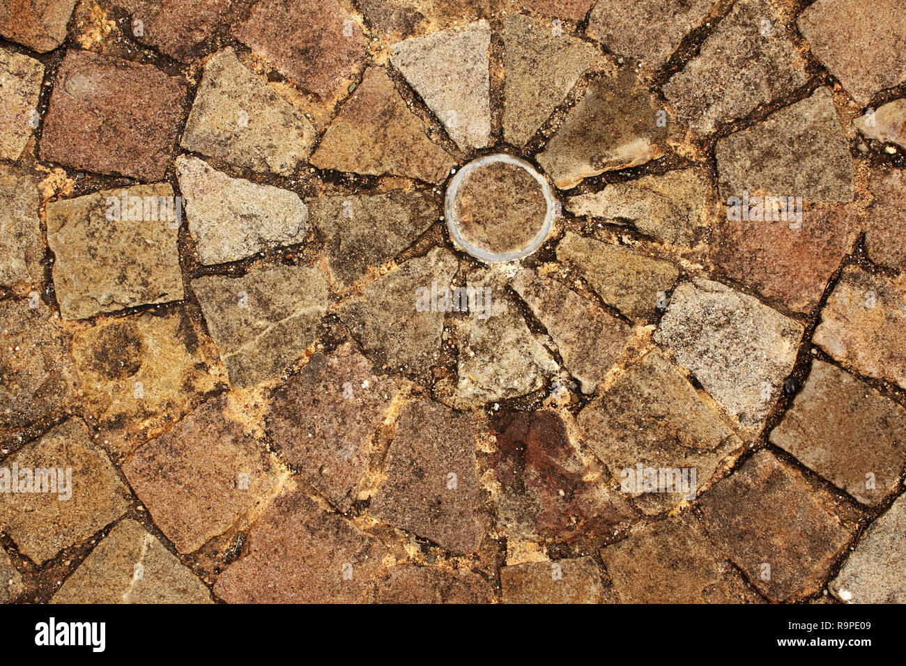 Texture of ancient paving stone Stock Photo - Alamy