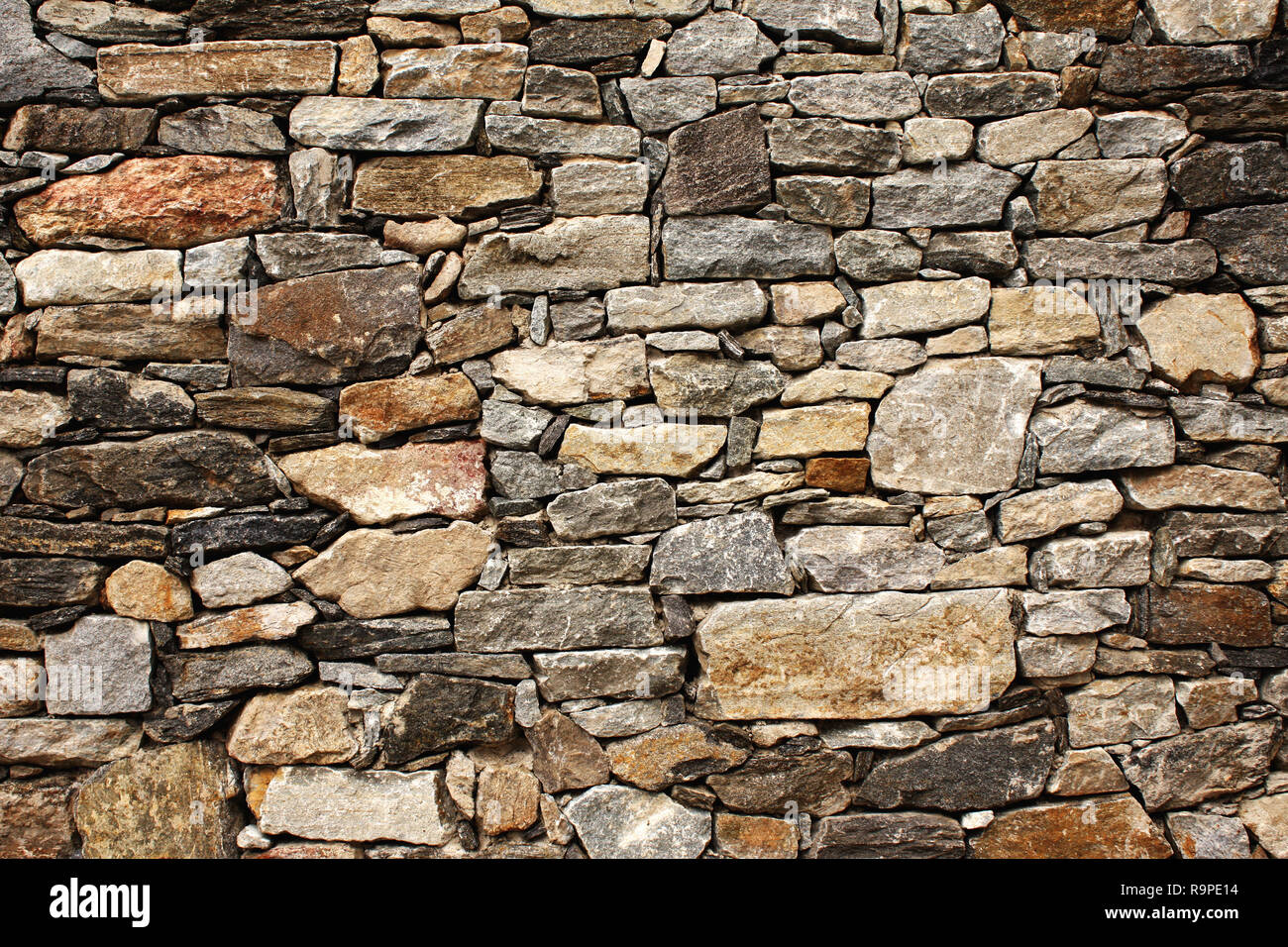 Ancient wall of stone blocks Stock Photo - Alamy