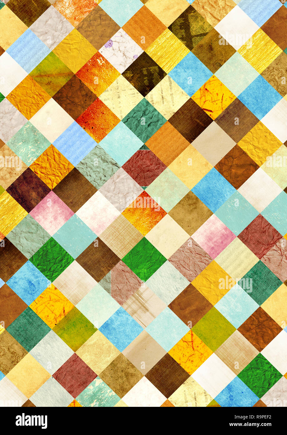 Background with paper patterns of different colors Stock Photo - Alamy