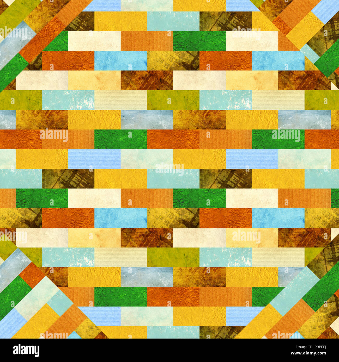 Background with paper patterns of different colors Stock Photo - Alamy