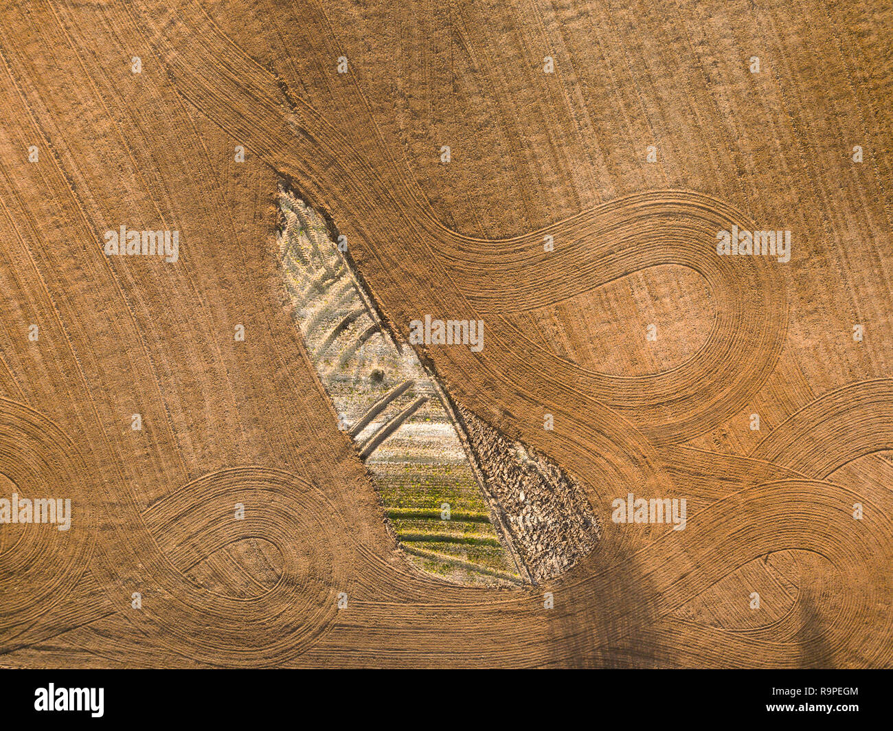 Beautiful aerial view arable land hi-res stock photography and images ...